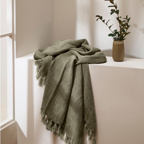 Shop Green Throws NZ