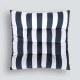 Branch Stripe In & Outdoor Chair Pad by Ollo - Navy