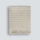 Nicholas Stonewashed Cotton Waffle Throw by Limon - Neutral Beige