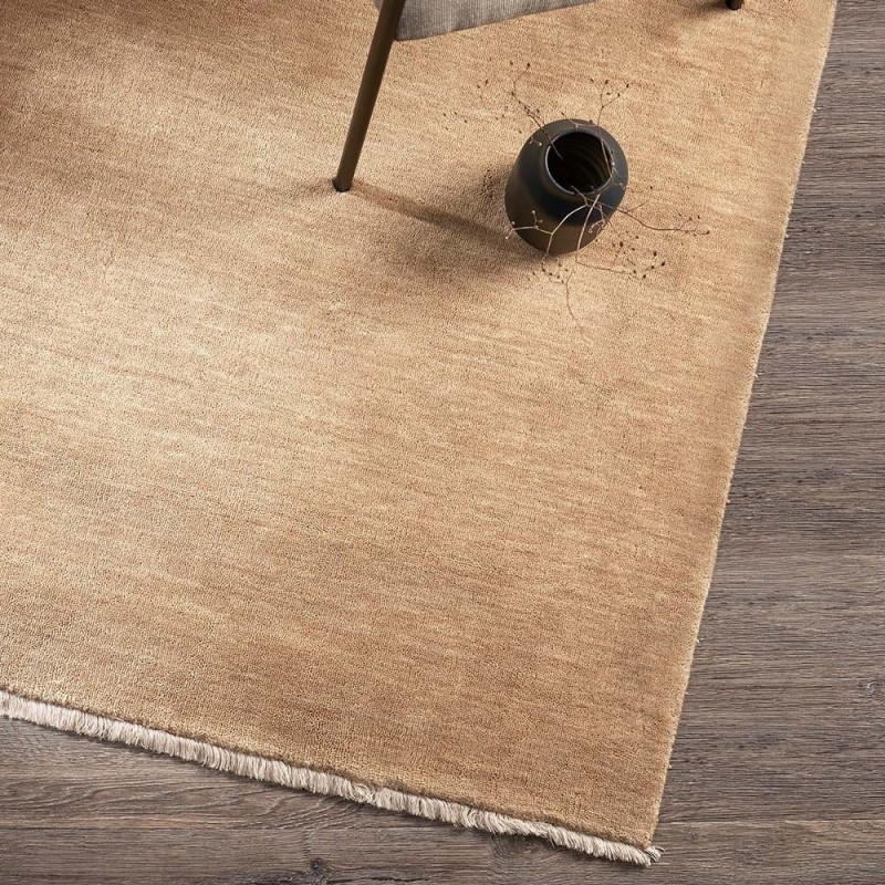Baya Sandringham 100% Wool Floor Rug Putty