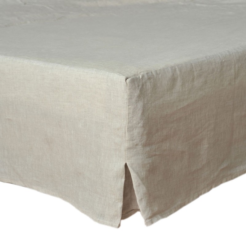Laundered Linen Valance by MM Linen - Natural