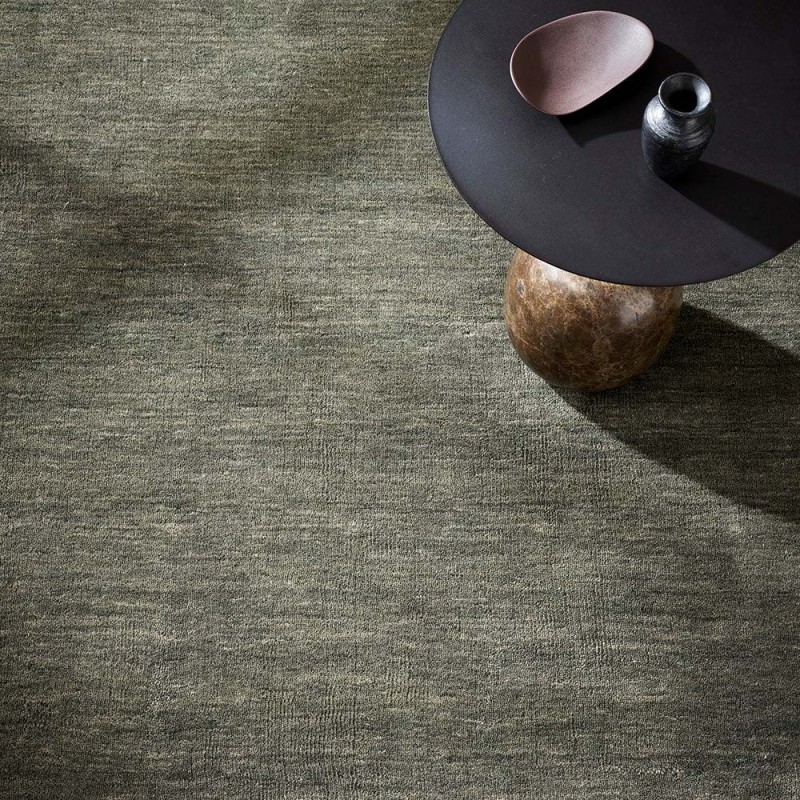 Baya Sandringham 100% Wool Floor Rug - Forest