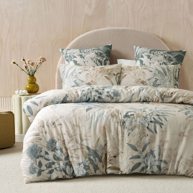 Sorrento Teal Duvet Cover Set by Savona