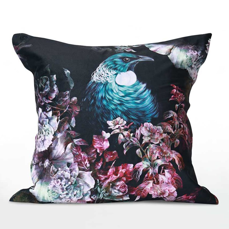 Tui Blossom Velvet Cushion by MM Linen